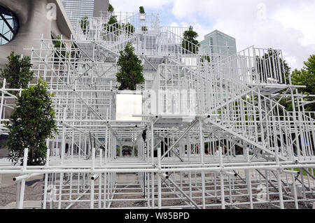 The landmark building "Envision Pavilion" designed by designed by ...