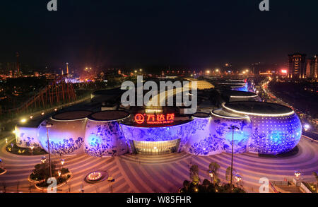 A view of the Wanda Mall at the Nanchang Wanda Cultural Tourism City in ...