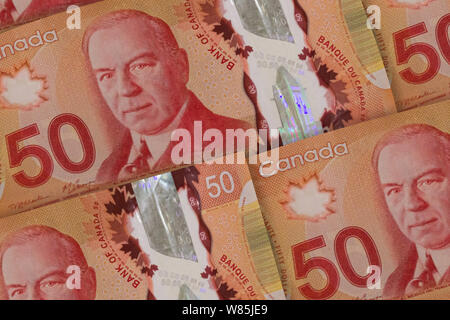 50 fifty canadian dollars Stock Photo - Alamy