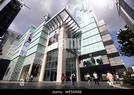 Citic Square shopping mall on Nanjing Road West, Shanghai, China Stock ...
