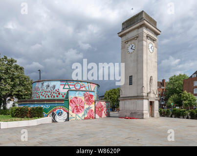 Stockwell War Memorial Stock Photo - Alamy