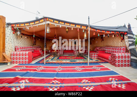 traditional Arab Khaima Camping Tent of Traditional Style of Arab ...