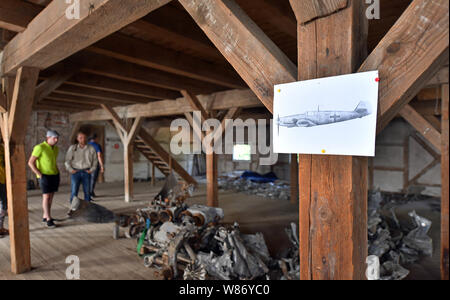 A crashed German plane during the Second World War Stock Photo - Alamy