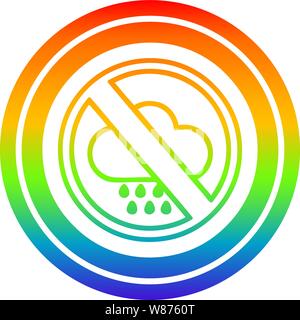 no weather circular icon with rainbow gradient finish Stock Vector Image & Art - Alamy