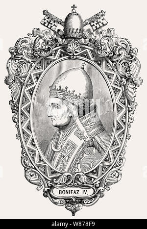 Bonifatius I., Pope Stock Photo - Alamy