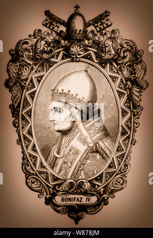 Boniface IV was the Pope of the Roman Catholic Church from 608 to 615 ...