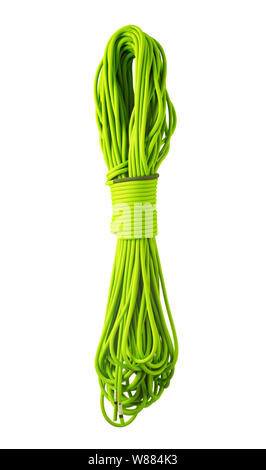 green rope coiled Stock Photo - Alamy