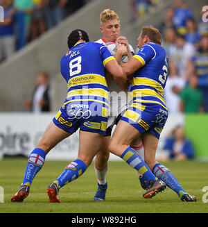 Warrington Wolves's Bryson Goodwin during the Coral Challenge Cup semi ...