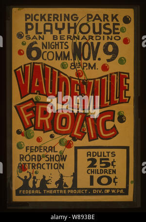 Vaudeville frolic Vaudeville frolic Stock Photo - Alamy