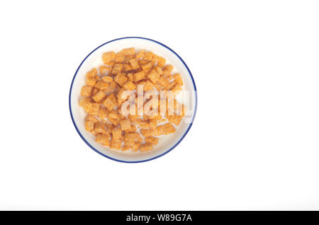 Bowl of Cap’n Crunch cereal by Quaker Oats on white background Stock ...