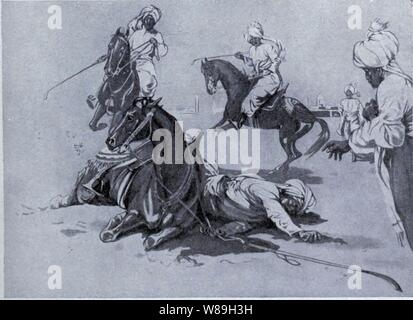 The 'Death of the Slave King, Kutbuddin Aibak of Delhi, A.D. 1210 ...