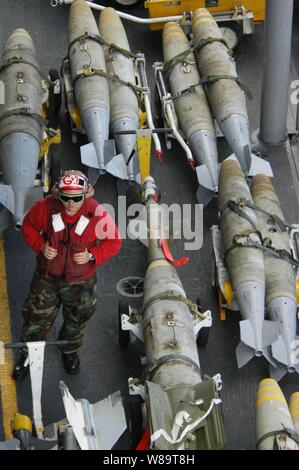 USS Kitty Hawk conducts flight operations in the Philippine Sea ...