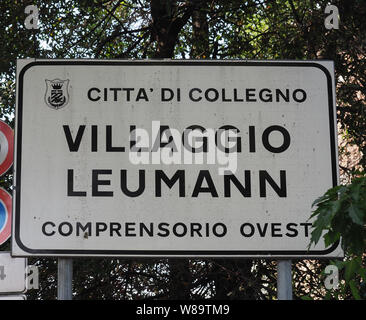 Villaggio Leumann - Collegno (Italy Stock Photo - Alamy