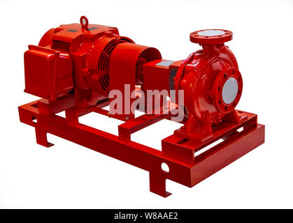 Fire water pump package, fire fighting pump Stock Photo - Alamy