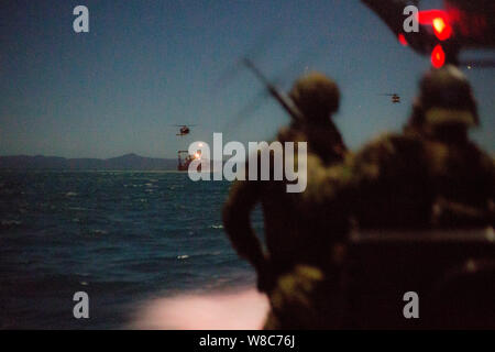 Navy SEALs fast rope training 130110 Stock Photo - Alamy