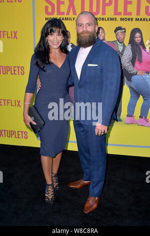 Michael Tiddes with accompanist at the premiere of the Netflix movie ...