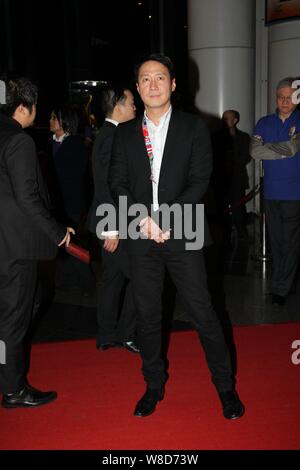 Hong Kong singer Leon Lai poses during a signing event for China's ...
