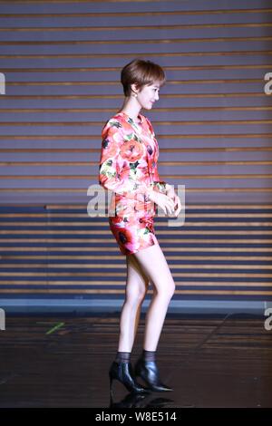 South Korean actress Go Joon-hee, right, singer and actor Choi Si-won ...