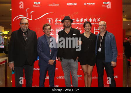 -FINLAND OUT-(From left) Finnish actress Krista Kosonen, actor Lauri ...