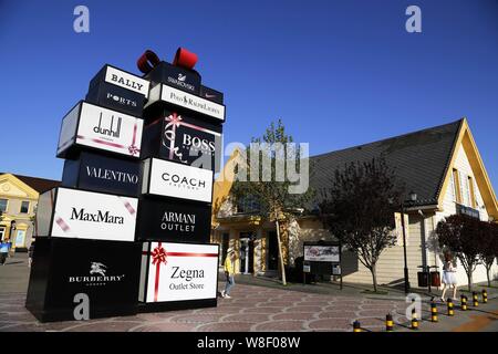 --FILE--View of the Beijing Scitech Premium Outlet Mall in Beijing ...