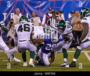 New York Giants linebacker Neville Hewitt (47) during an NFL football ...