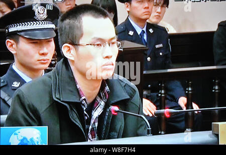 In this TV grab from CCTV (China Central Television) taken on 15 ...