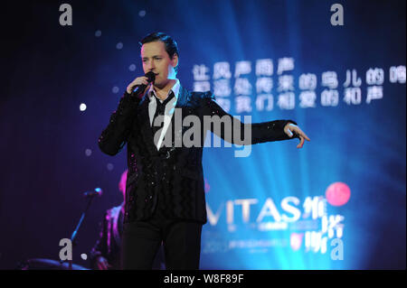 Russian singer Vitaliy Vladasovich Grachov, better known by his stage ...