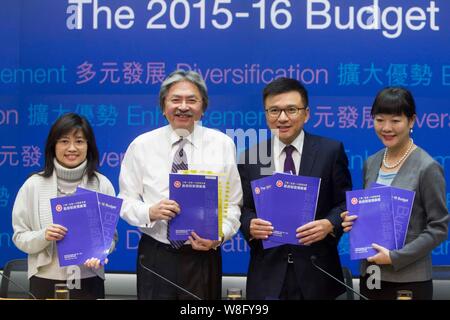(From left) Elizabeth Tse, Permanent Secretary for Financial Services ...