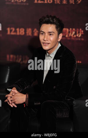 Chinese actor Chen Kun is pictured on the red carpet prior to the Men ...
