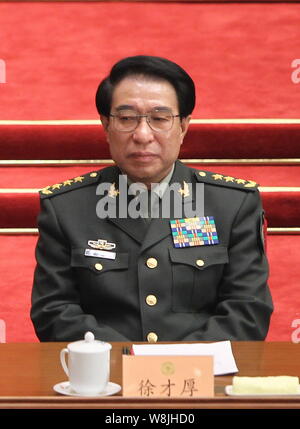 Chinese Vice Chairman of Central Military Commission General Xu Qiliang ...