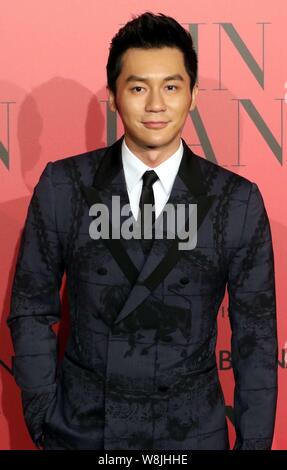 Chinese actor Li Chen poses at a Dolce & Gabbana VIP dinner party in ...