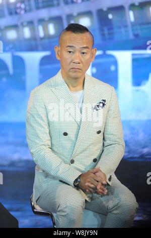 Hong Kong actor Bowie Lam poses at the opening ceremony of ATN Talent ...