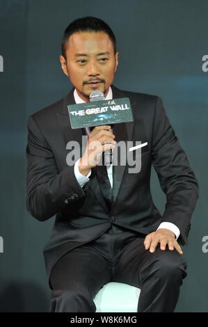 Chinese actor Zhang Hanyu attends an activity in Beijing, China, 7 ...