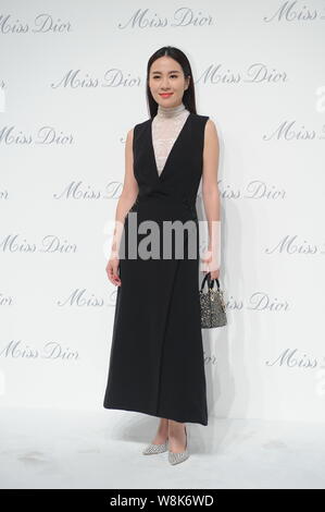 Chinese actress Michelle Ye Xuan poses as she arrives on the red carpet ...