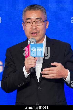 --FILE--Li Ruigang, Chairman of SMG (Shanghai Media Group) and Chairman ...