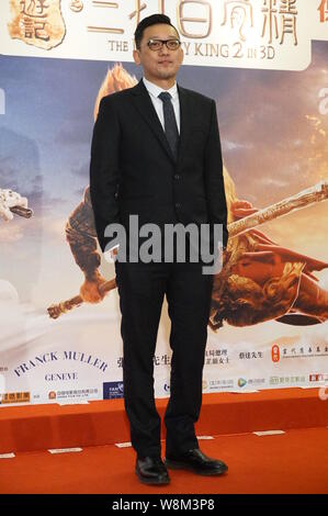 Hong Kong director Soi Cheang speaks during an interview in Hong Kong ...