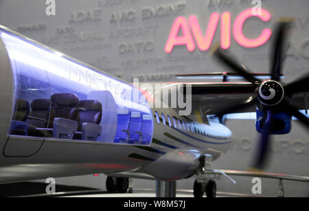 --FILE--A model of the Xinzhou-700 (Modern Ark 700 or MA700) turboprop ...