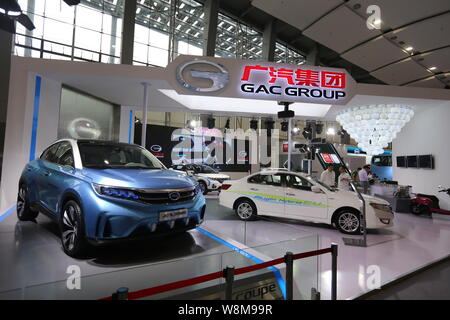 --FILE--Electric vehicles of GAC Group (Guangzhou Automobile Group Co ...