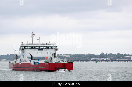 The Red Funnel vessel MV Red Kestrel, a Roll on Roll off (ro-ro ...