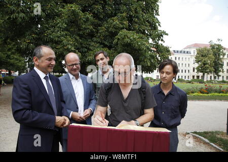 Oliver Schenk, Octavian Ursu, Felix von Boehm, Dominik Graf und Tom ...