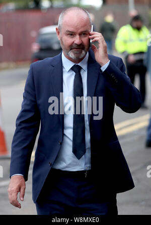 Scotland Manager Steve Clarke ahead of the international friendly match ...