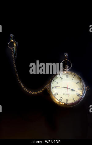 Giant Wall Pocket Watch Stock Photo - Alamy