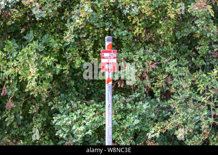 sign in the Netherlands indicating the nearest location of fire hydrant ...