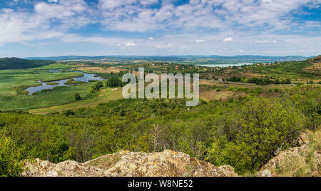 The outer lake of Tihany, Hungary in summer Stock Photo - Alamy