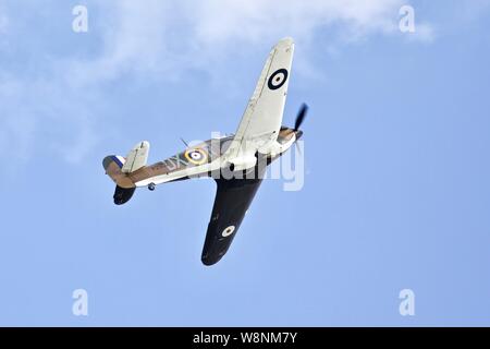 Hawker Hurricane G-ROBT is a Dunkirk veteran which crash land in May ...