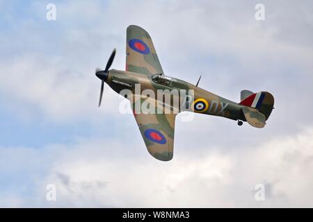 Hawker Hurricane G-ROBT is a Dunkirk veteran which crash land in May ...