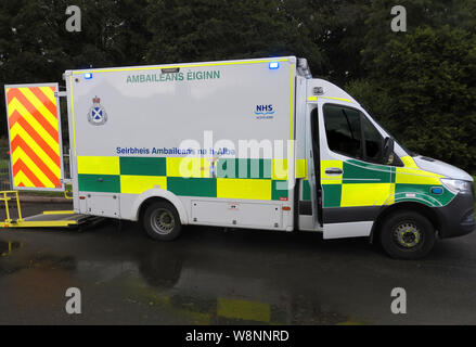 A NHS Scotland ambulance of the Scottish Ambulance Service on the Stock Photo: 113861411 - Alamy