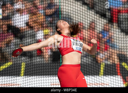 STEINACKER Marike (Bayer 04 Leverkusen) action, women's discus throw ...