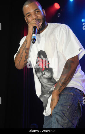 Rapper The Game performs live on stage at the House of Blues. Chicago ...
