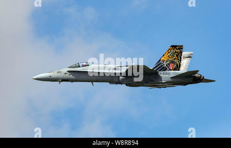 An F18 Hornet at the Royal International Air Tattoo Stock Photo - Alamy